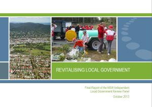 The NSW Independent Local Government Review Panel releases final report ...